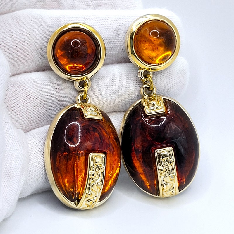 Lucite Earrings - Etsy