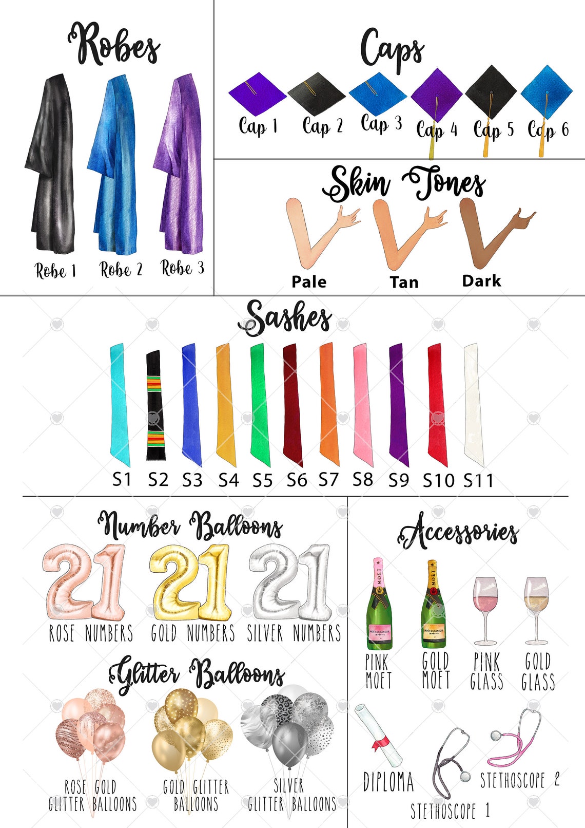 Personalised Graduation Print Custom Portrait Grad Gift - Etsy