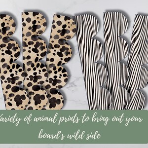 Printable Bulletin Board Borders | Animal Print Safari Classroom Decor ...