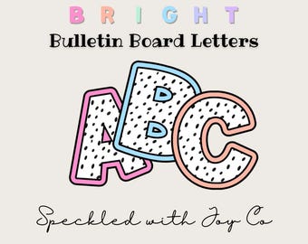 Printable Bulletin Board Letters Blue Gingham Print | Classroom Decor ...