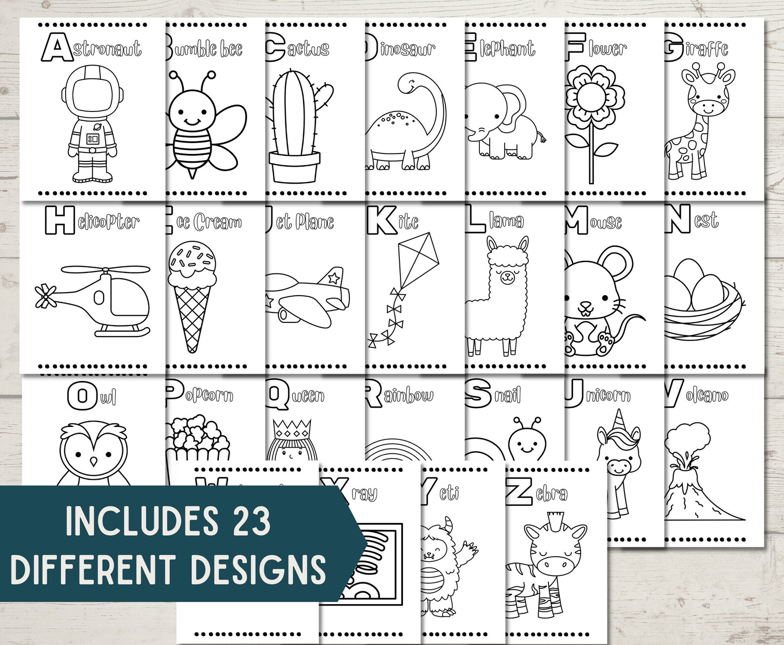 Alphabet Coloring Pages for Toddlers and Preschoolers, Pre-k ...