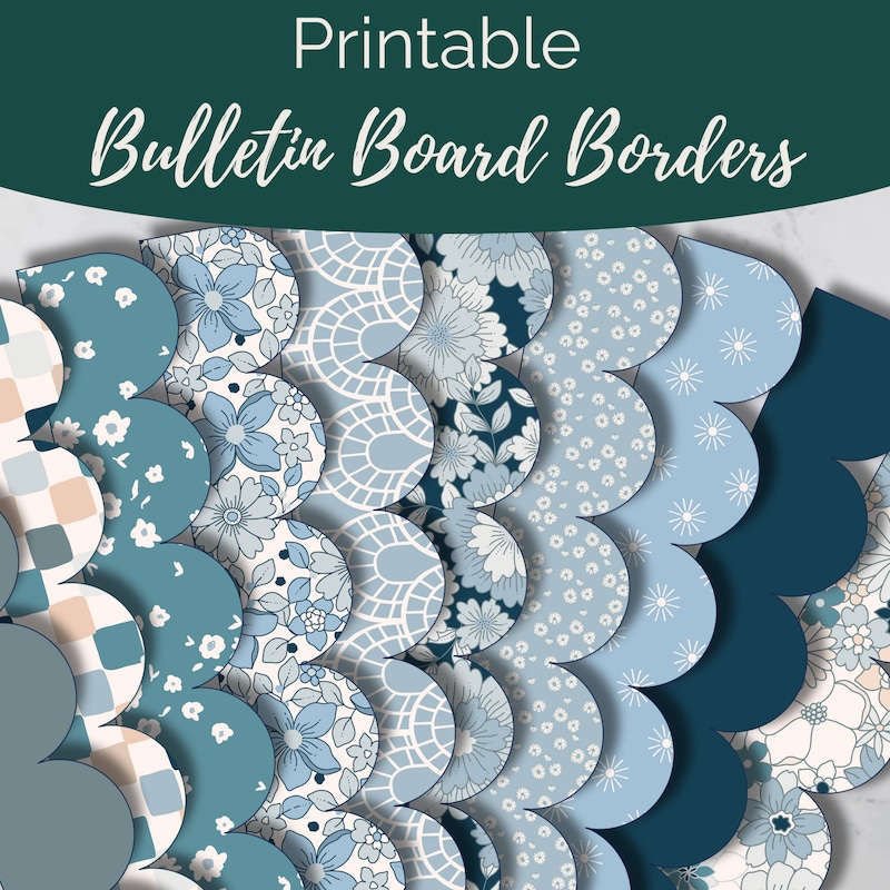 Checkered Bulletin Board Border - Etsy