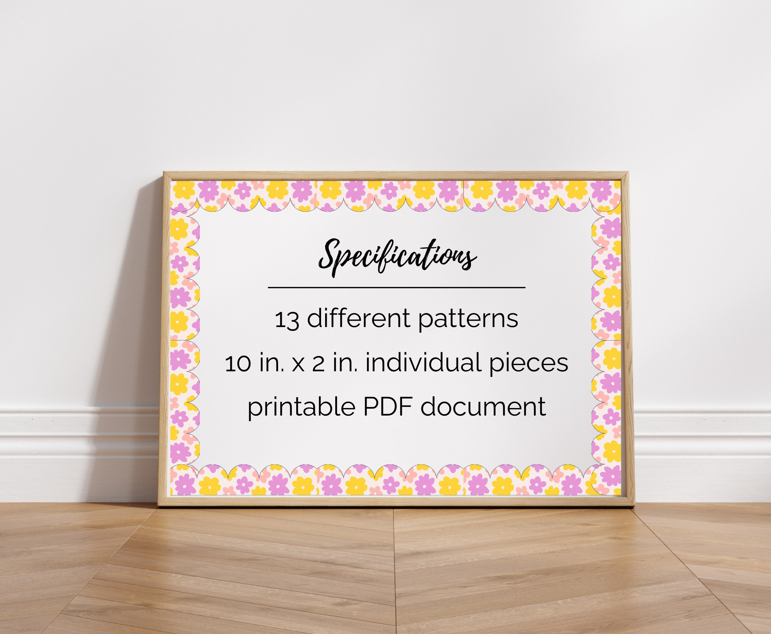 Printable Bulletin Board Borders | Groovy 70s Classroom Decor ...