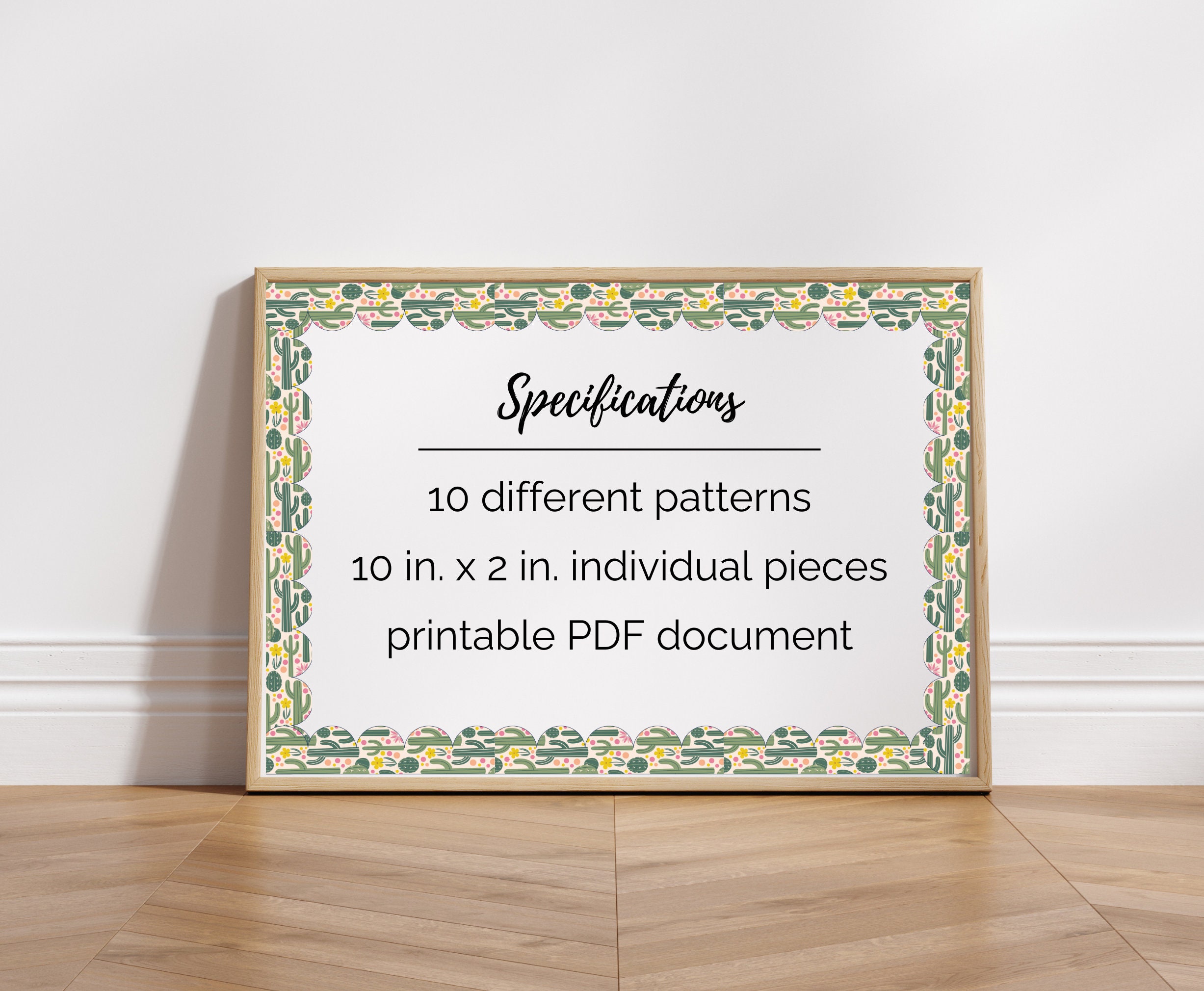 Printable Bulletin Board Borders | Western Cowgirl Classroom Decor ...