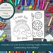 Valentines Day Coloring Page Bundle for Kids, Valentines Day Activity ...