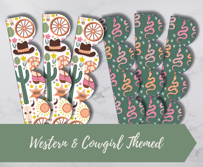 Printable Bulletin Board Borders | Western Cowgirl Classroom Decor ...