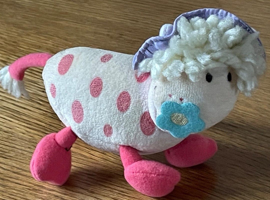 Vintage 1992 the Magic Roundabout Ermintrude Plush Cow Serge Danot BBC ...