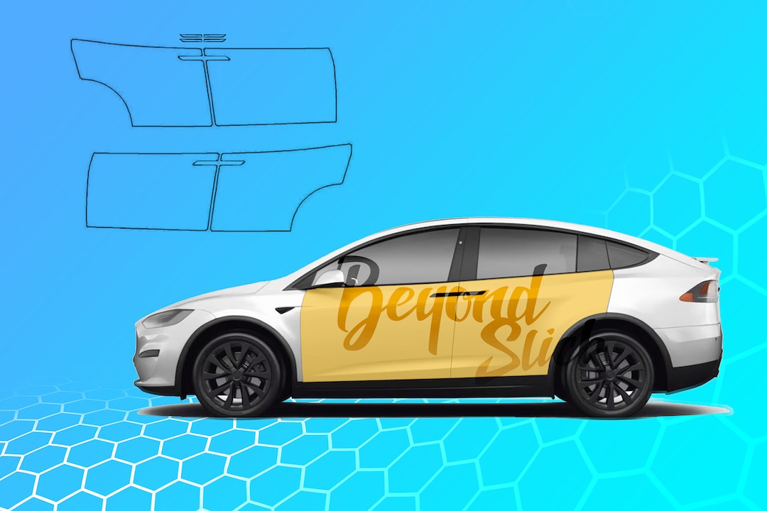 Tesla Model X 2022-2024 Precut PRO Series Paint Protection Film Clear ...