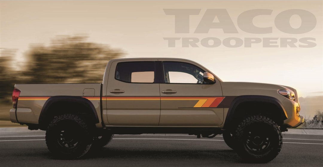 Kit - Toyota Tacoma 3rd Gen and 2nd Gen Taco Troopers Retro Vintage ...