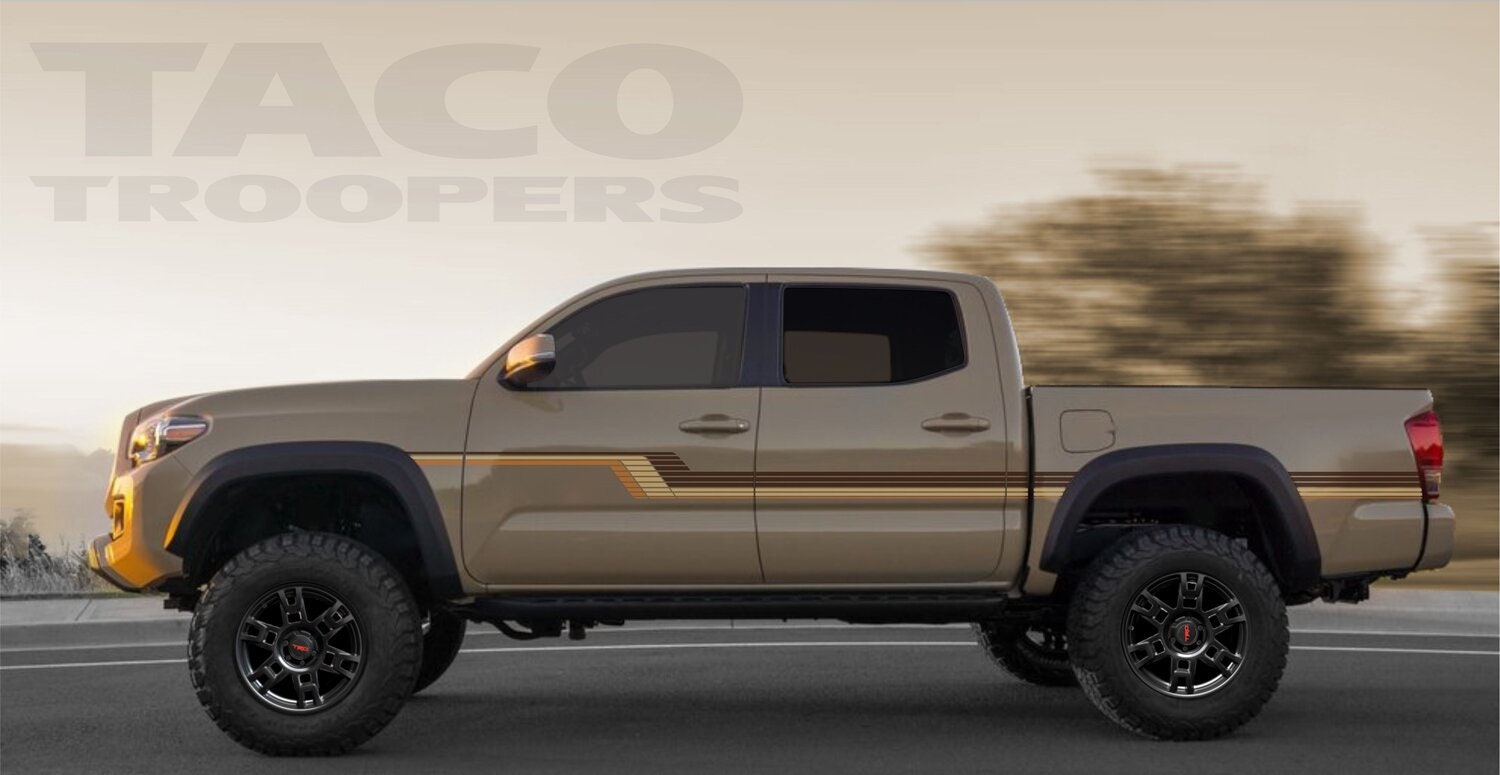 Toyota Tundra TRD La Sportiva retro vintage stripe kit Sport 4x4 Off ...