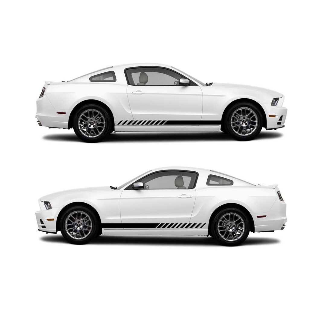 Ford Mustang GT Rocker Panel Decal Sticker Vinyl Side Stripe Kit - Etsy
