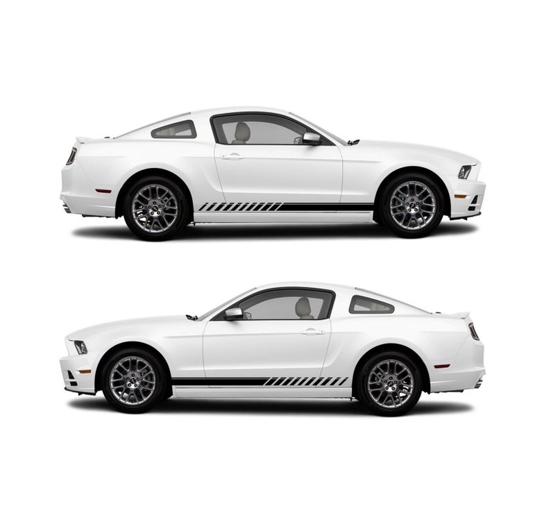 Ford Mustang GT Rocker Panel Decal Sticker Vinyl Side Stripe Kit - Etsy