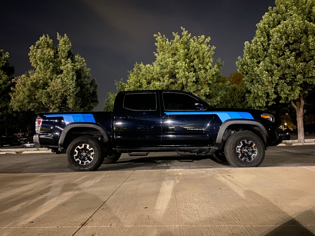 Kit - Toyota Tacoma TRD Back to the Future Blue Gradient Retro Vintage ...