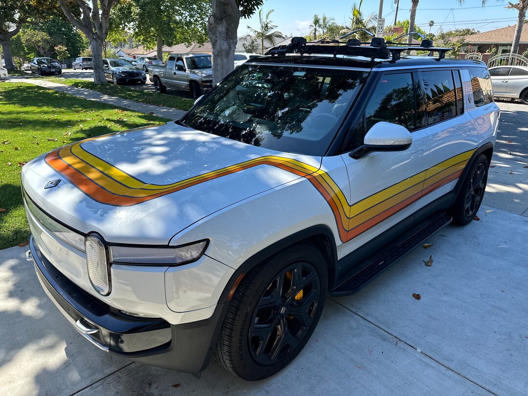 Graphic Kit Compatible With Rivian R1S Taco Troopers Retro Vintage ...