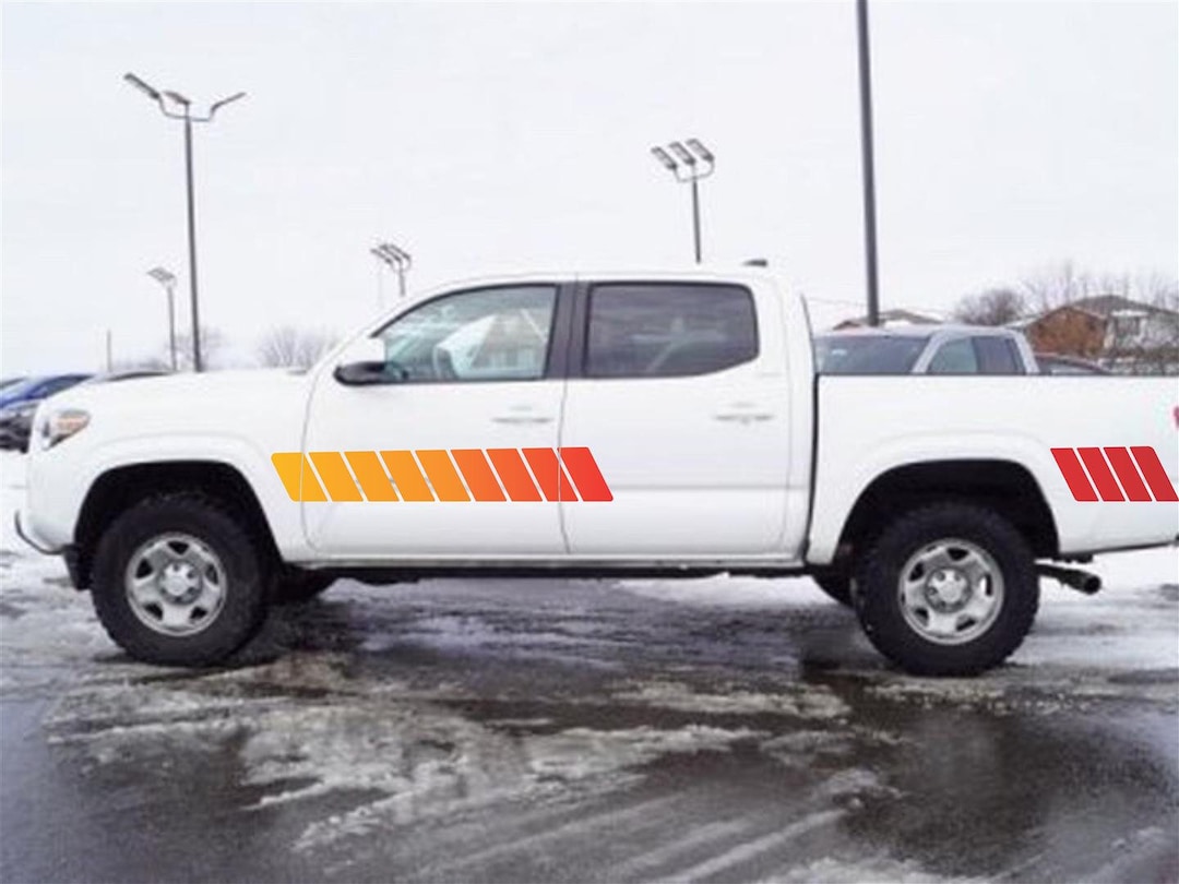 Slash Stripe Kit - Toyota Tacoma 2016 2017 2018 2019 2020 2021 2022 ...