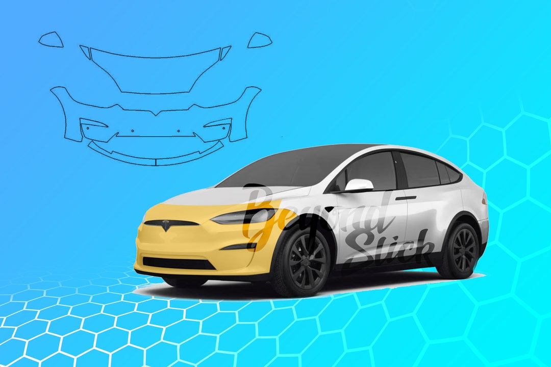 Tesla Model X 2022-2024 Precut PRO Series Paint Protection Film Clear ...