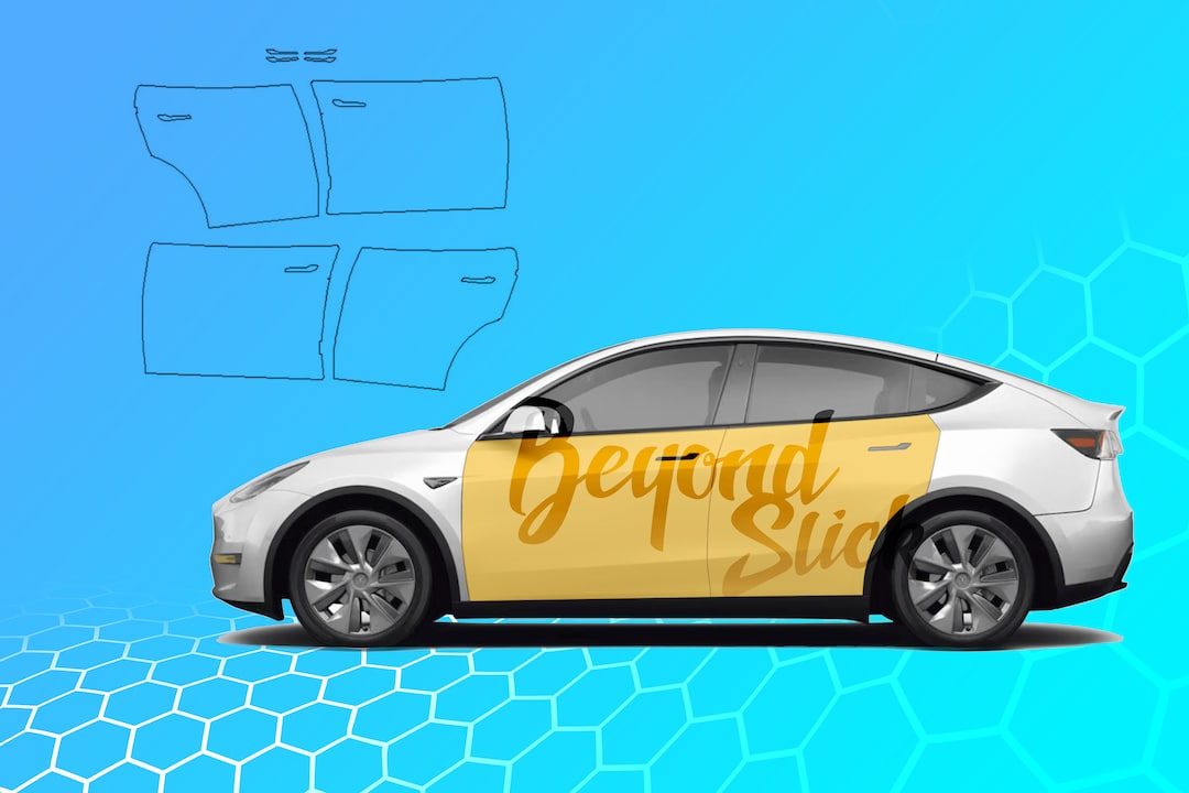 Tesla Model Y 2020-2024 Precut PRO Series Paint Protection Film Clear ...