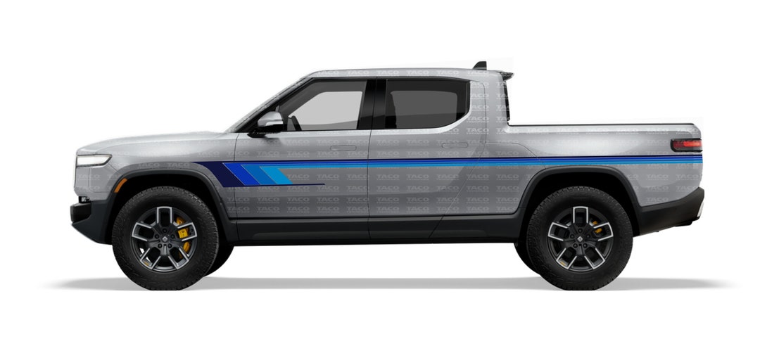 Graphic Kit Compatible With Rivian R1T Taco Troopers Retro Vintage ...