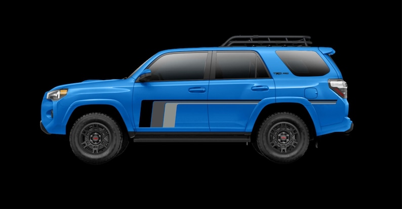Kit - Toyota 4runner TRD Retrograde 80s Monochrome Retro Vintage Stripe ...