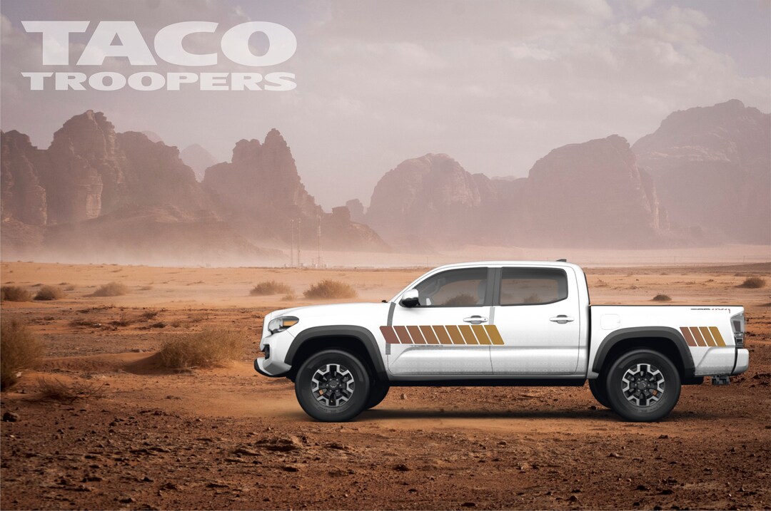 Slash Stripe Kit Fits Toyota Tacoma 2016 2017 2018 2019 2020 2021 2022 ...