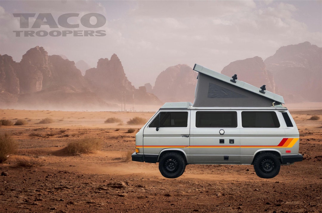 Retro Vintage Stripe Kit Compatible With VW Volkwagen Westfalia Vanagon ...