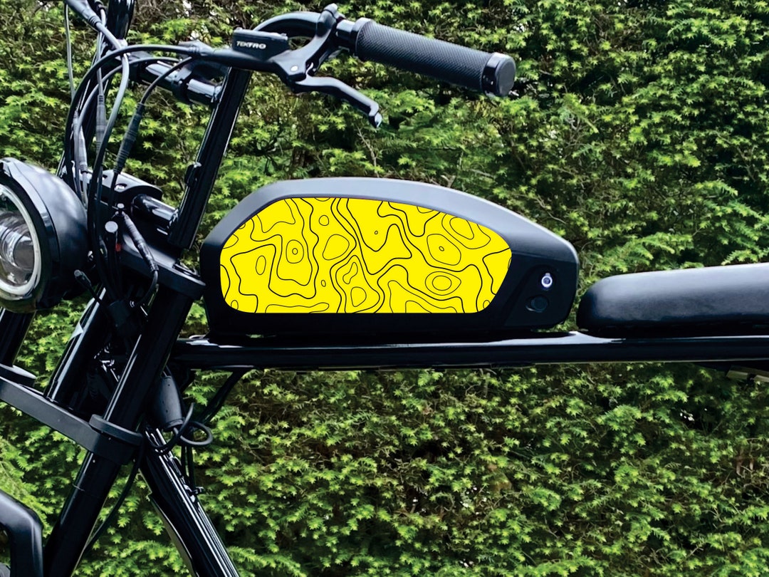 Decal Kit for Super73 S2 R and RX Battery Pack 80s Yellow and Black ...