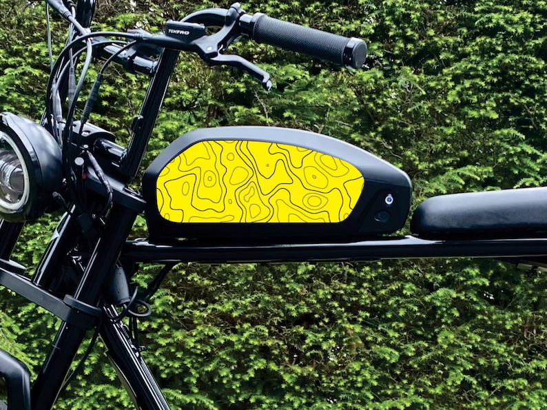 Decal Kit for Super73 S2 R and RX Battery Pack 80s Yellow and Black ...