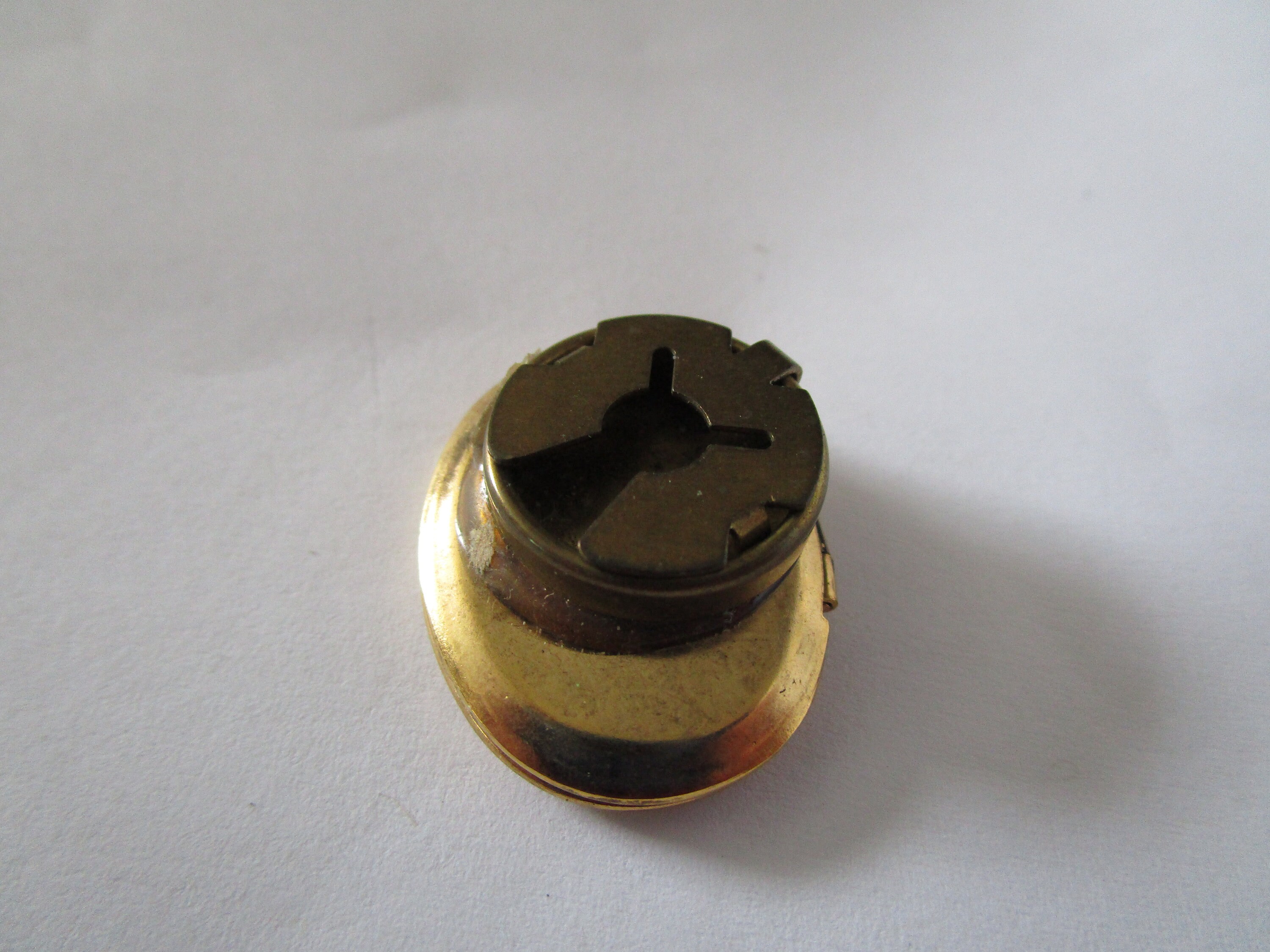 Vintage Engraved Photo Locket Button Adornment - Etsy