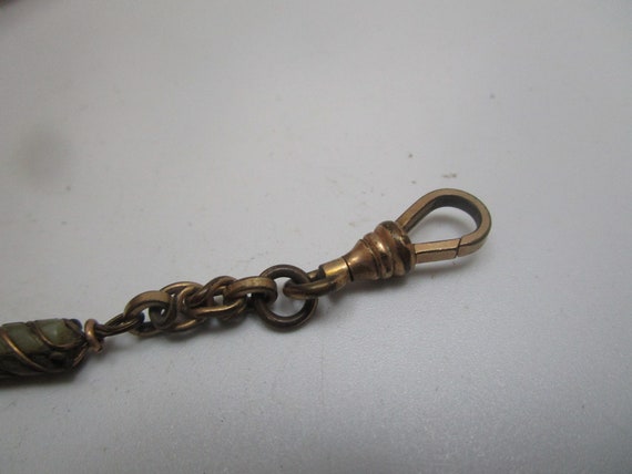 Antique Fancy Victorian Pocket Watch Chain with Carve… - Gem