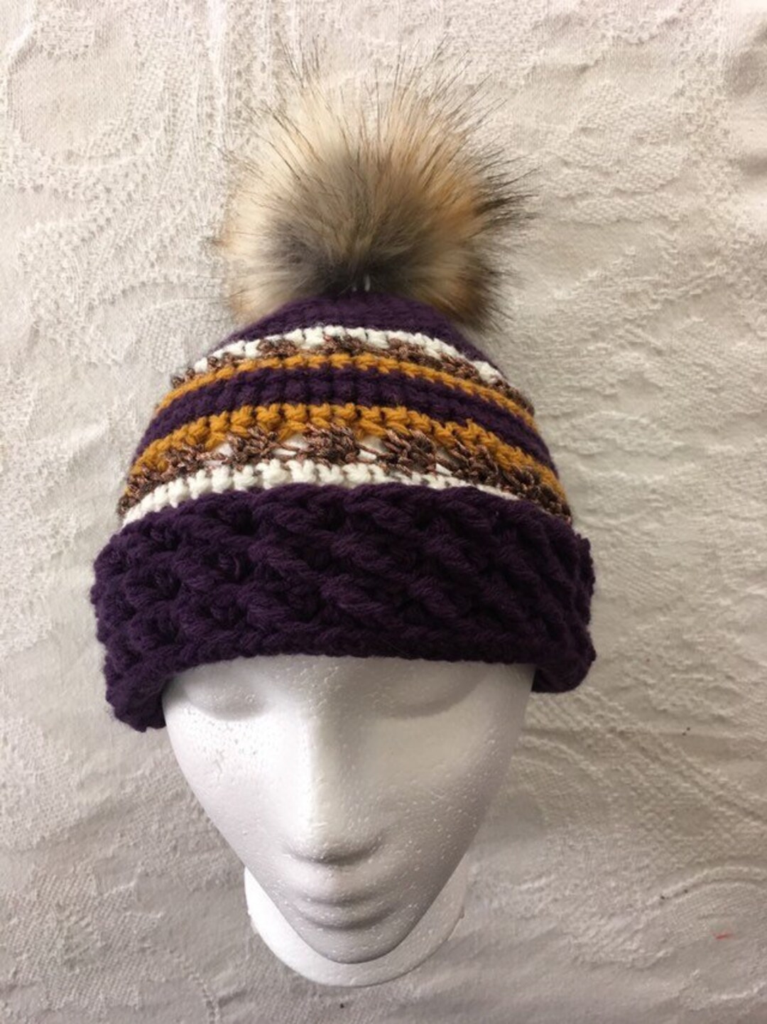 Royal Eggplant Beanie, Adult S - Etsy