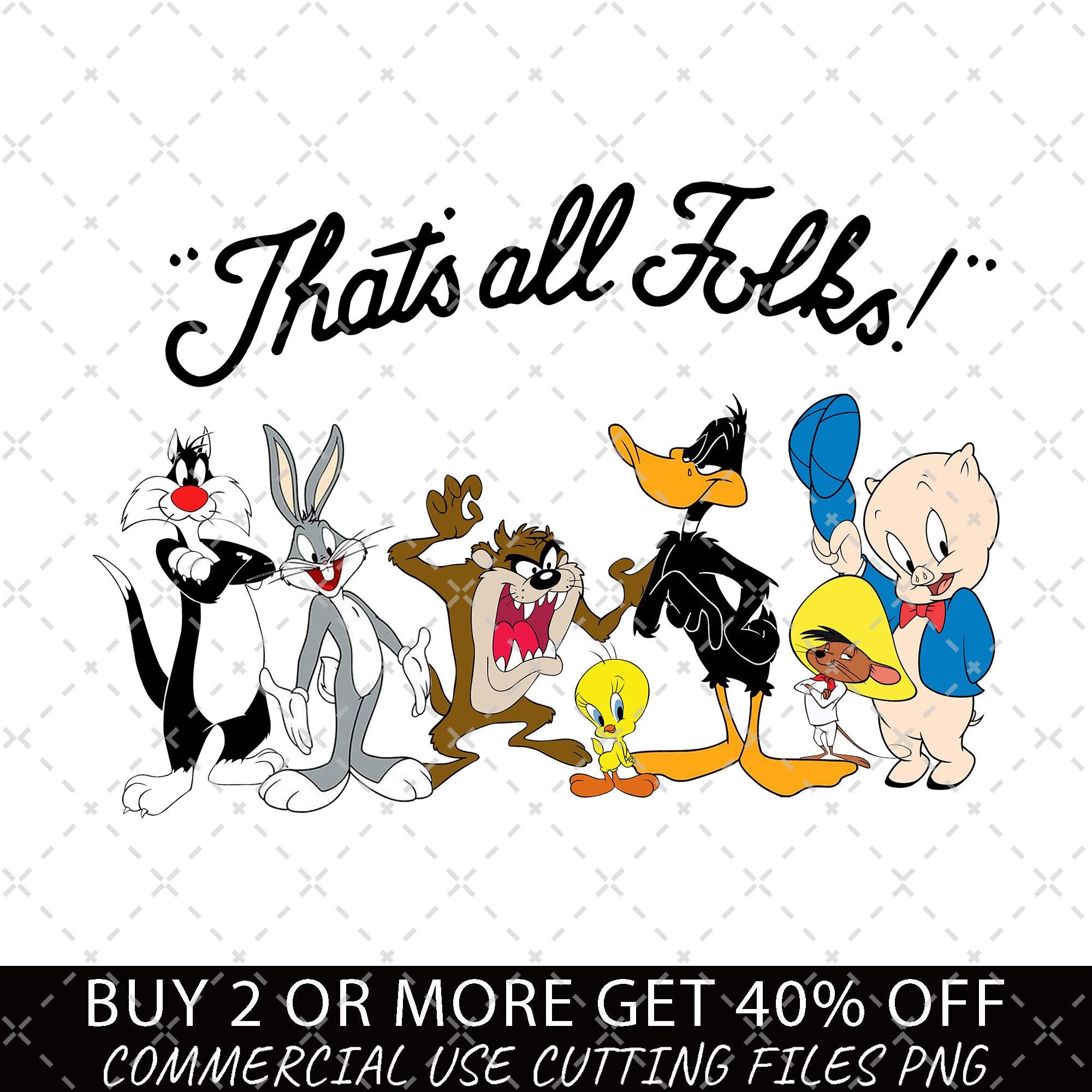 That's All Folks Png, Baby Toons PNG | Looney Tunes PNG, Looney Tunes ...