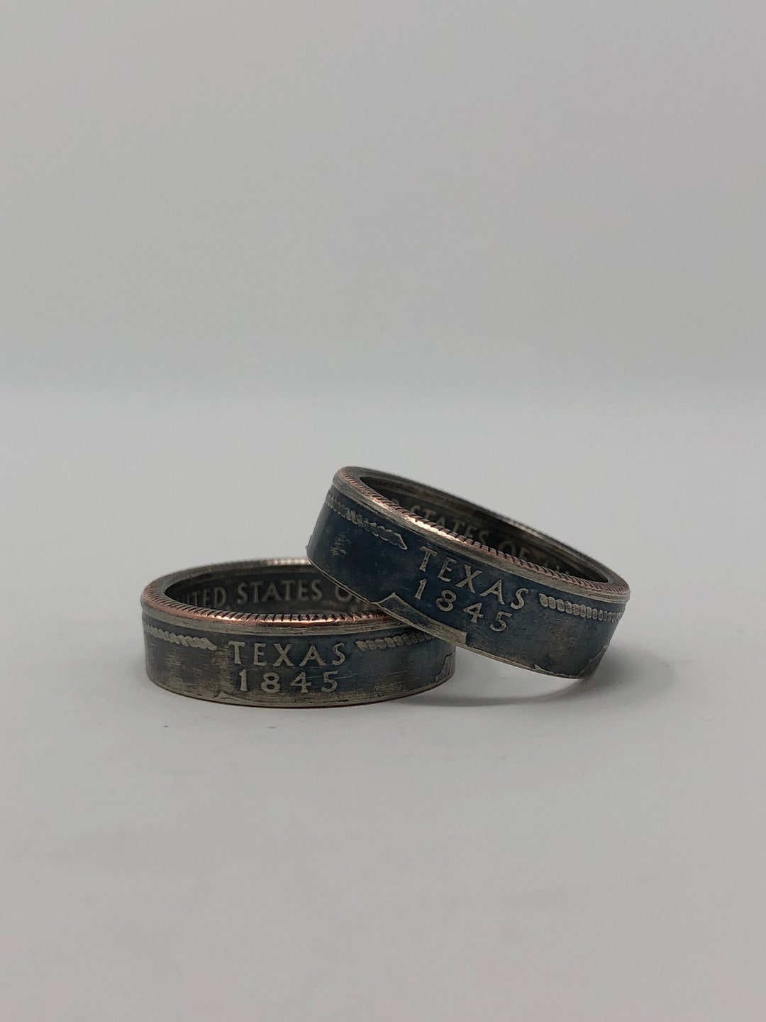 Texas State Quarter Coin Ring Made From Genuine US Quarter. - Etsy