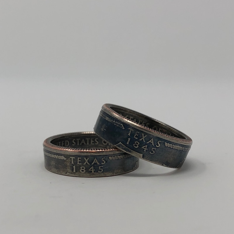Texas Coin Ring - Etsy