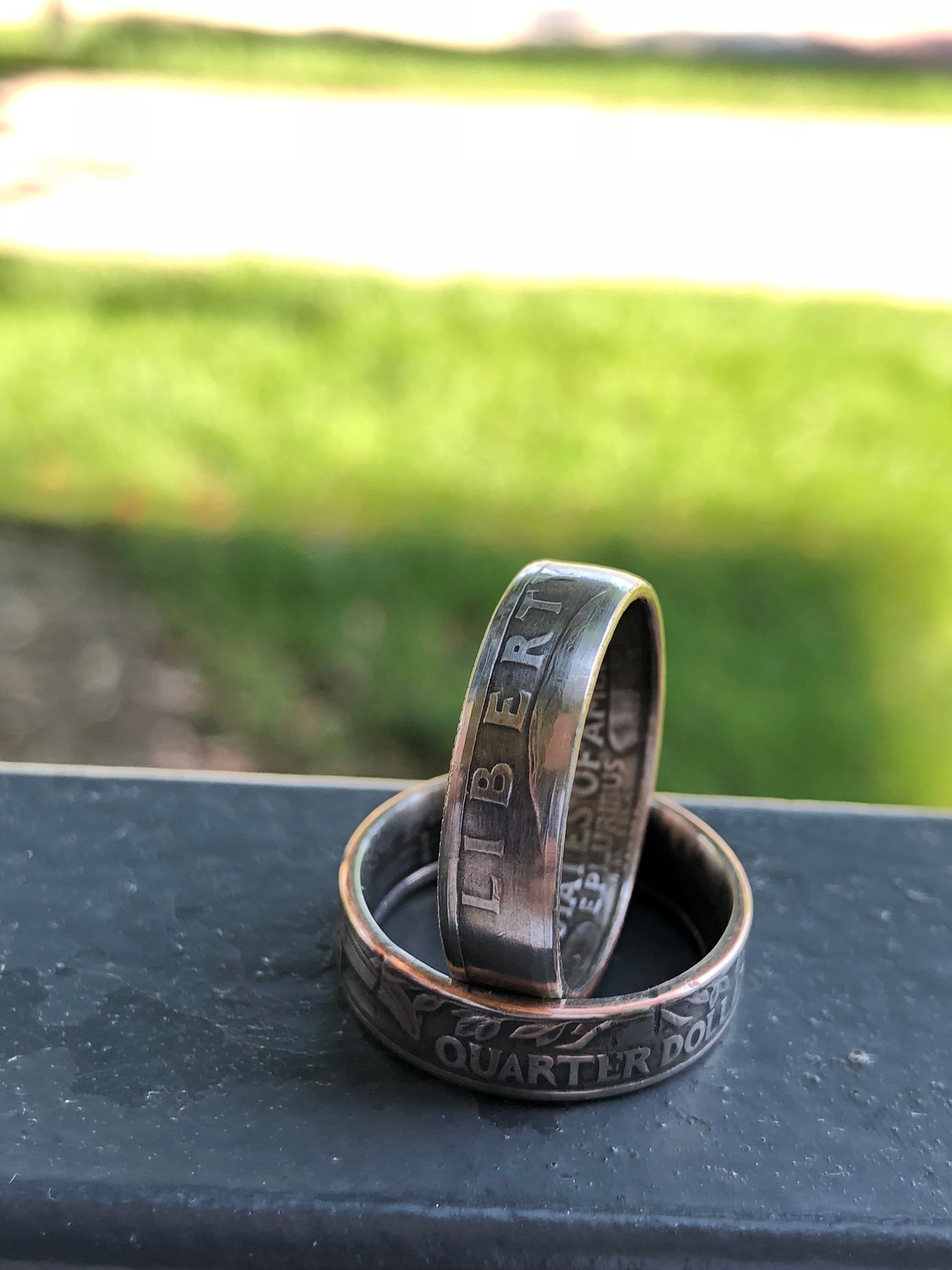 1965 to 1998 US Quarter Coin Ring - Etsy