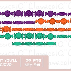 Assorted Candies Candy PNG Halloween PNG Halloween Candy - Etsy