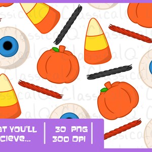 Halloween Candy, Clip Art, Halloween PNG, Chocolates, Printable ...