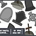 Halloween Clip Art, Graveyard Clip Art, Halloween, Spooky, Hand Drawn ...