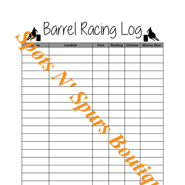 Barrel Racing Tack - Etsy
