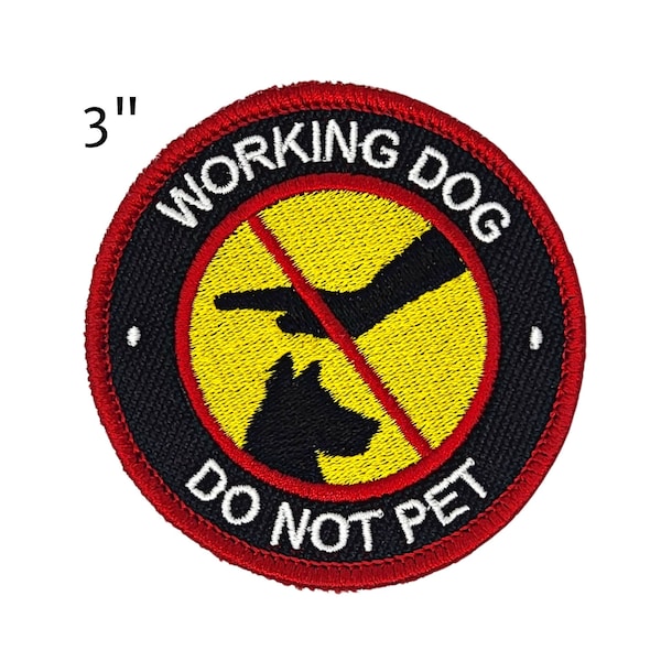 Working Do Not Pet Vest - Etsy