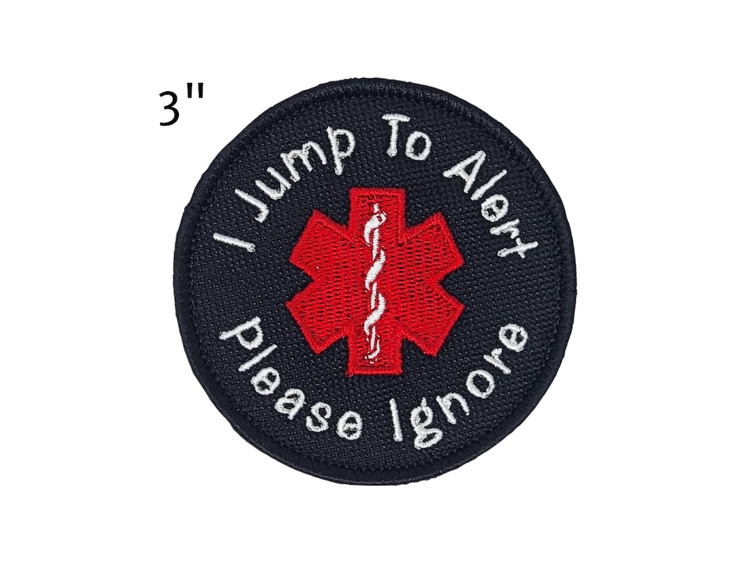3-inch Round Patch "i Jump to Alert - Please Ignore" | 3-inch Round ...