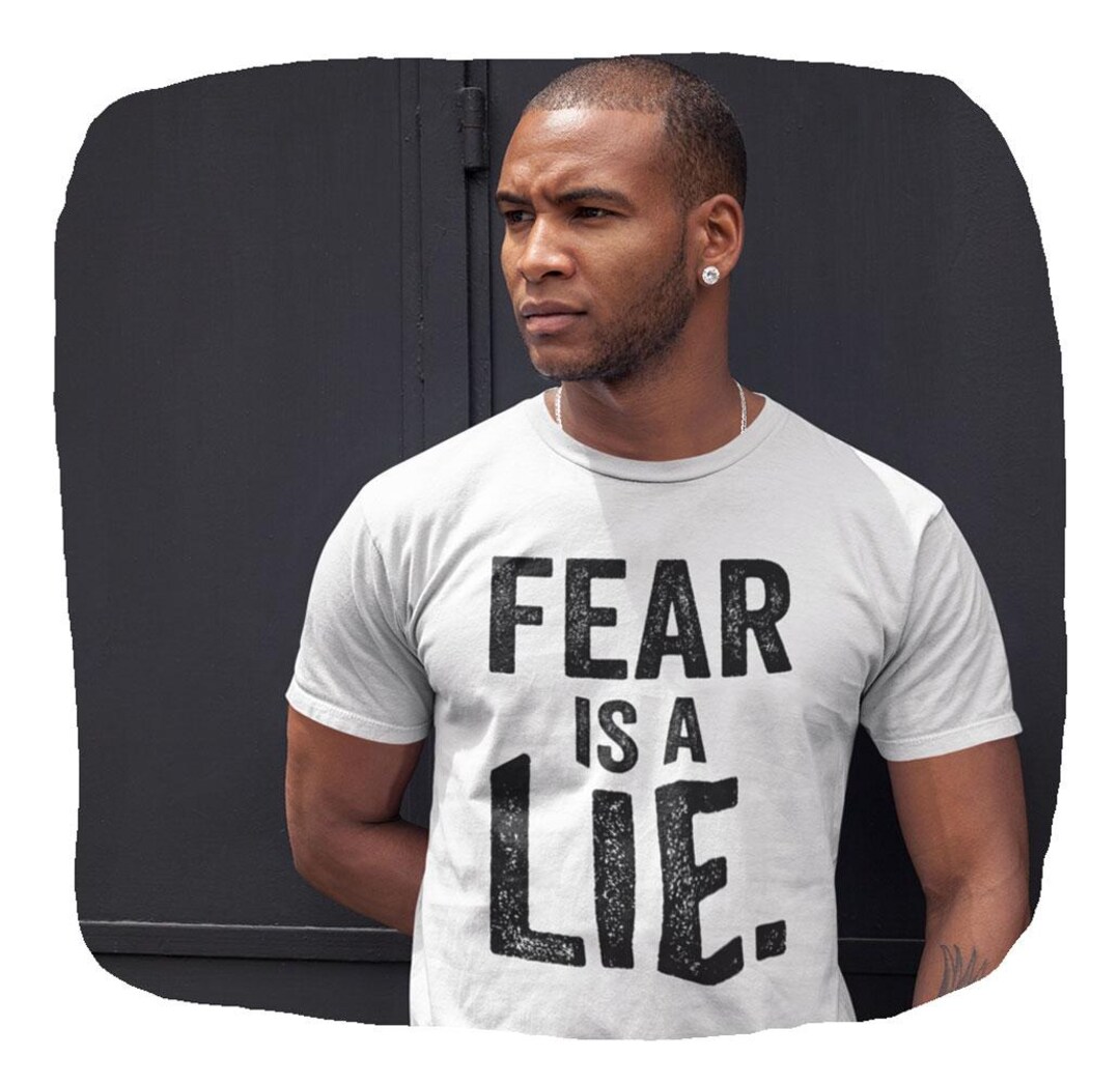 Fear is a Liar T-shirt: Christian Scripture, Motivational Gift - Etsy