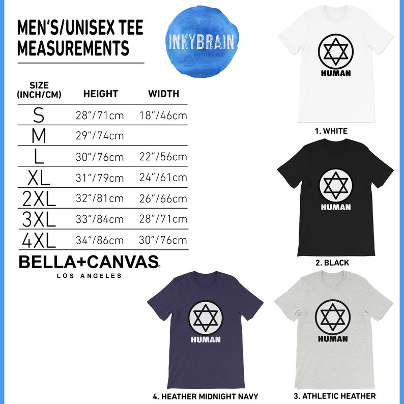 Star of David HUMAN Shirt: Jewish Unity Symbol Tee - Etsy
