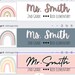 13 Boho Rainbow Custom Email Signatures Editable Template, Name Tags ...