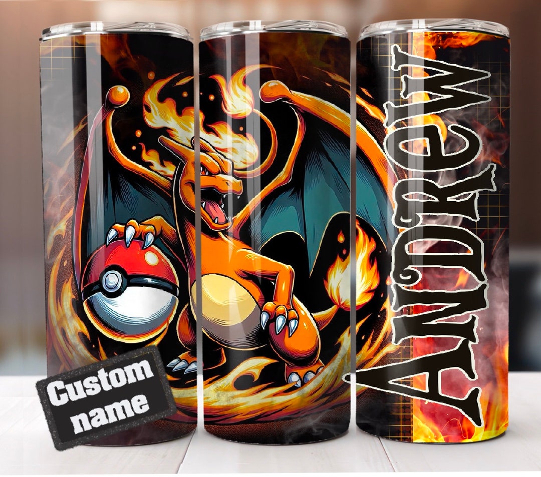 Custom Charizard Tumbler 20oz - Etsy