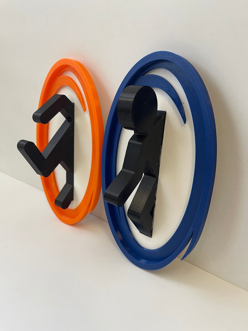 Portal Man Display Plaque/wall Hanger - Etsy
