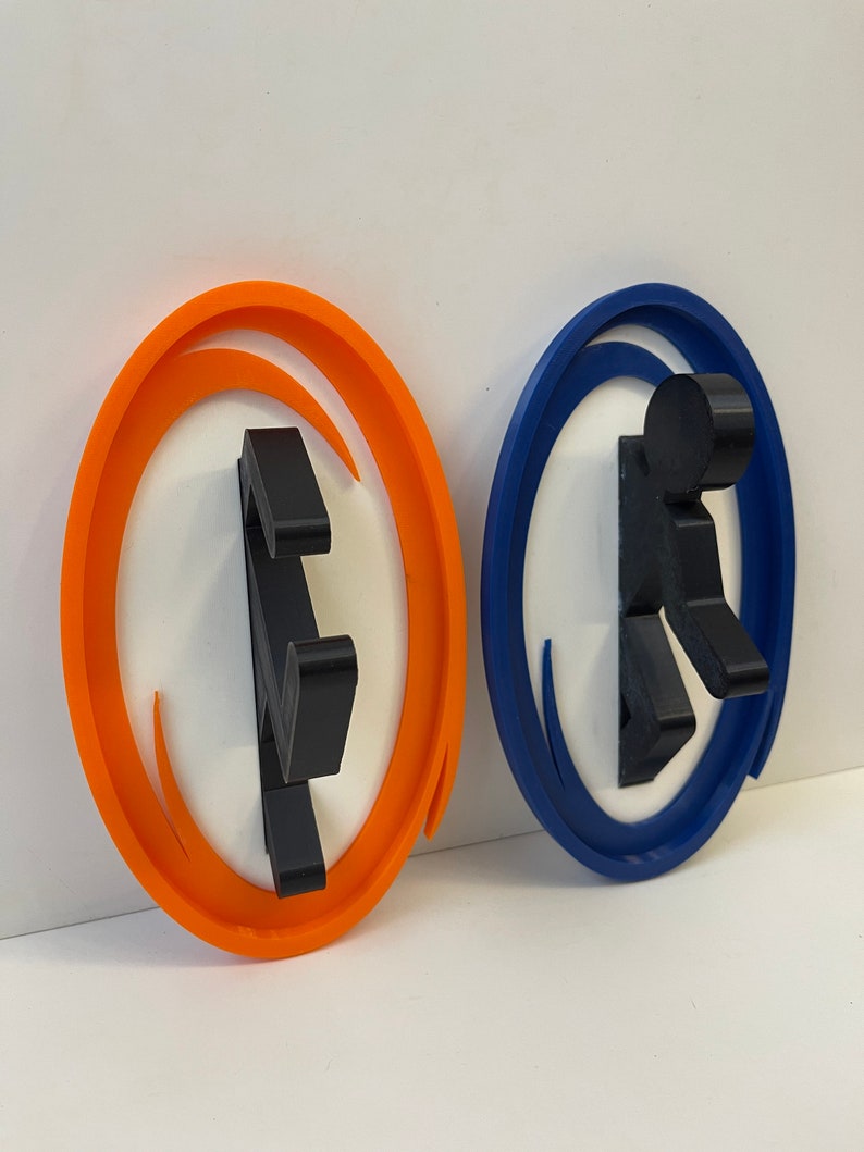 Portal Man Display Plaque/wall Hanger - Etsy