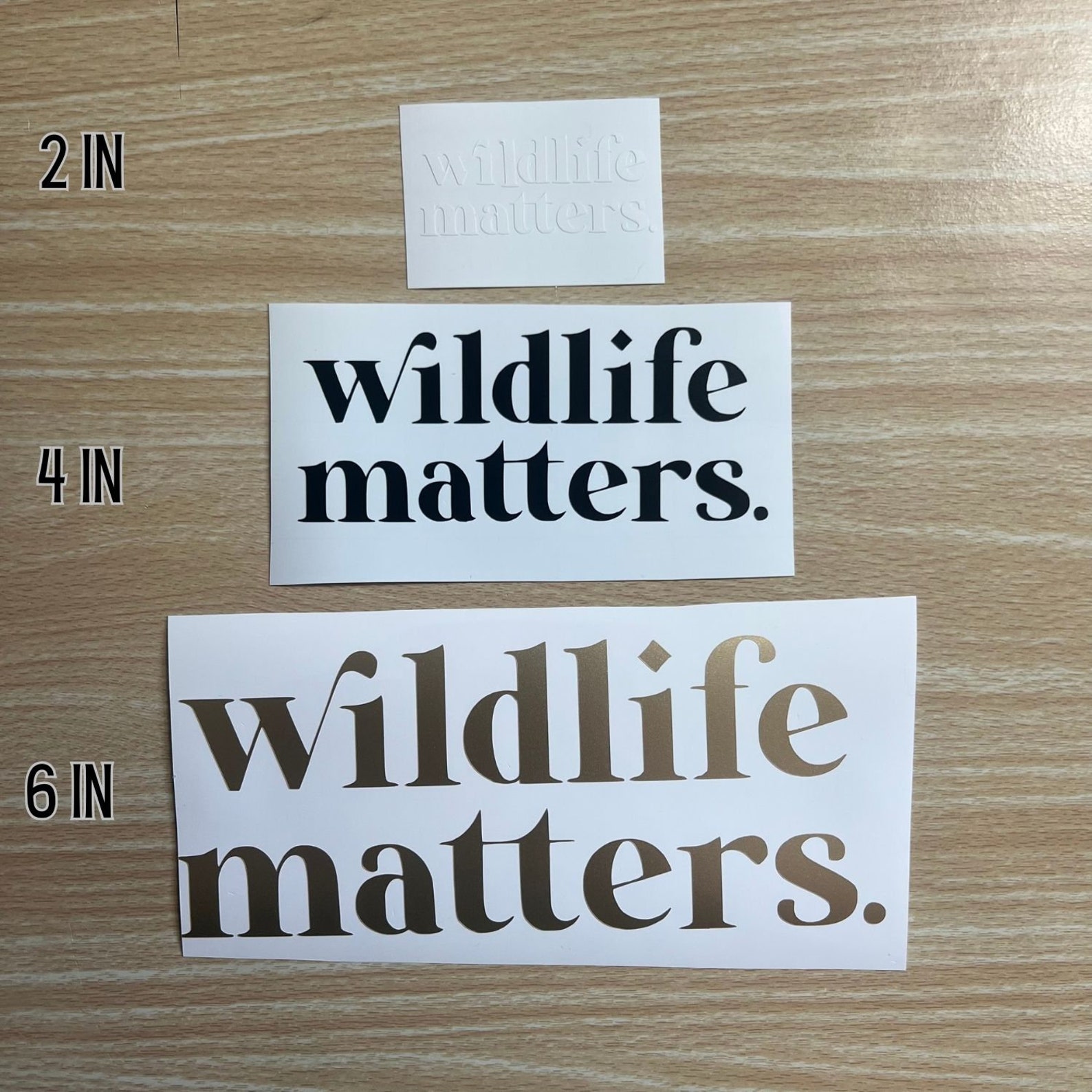 Wildlife Sticker | Car Decal | Wildlife Conservation | Zookeeper Gift ...