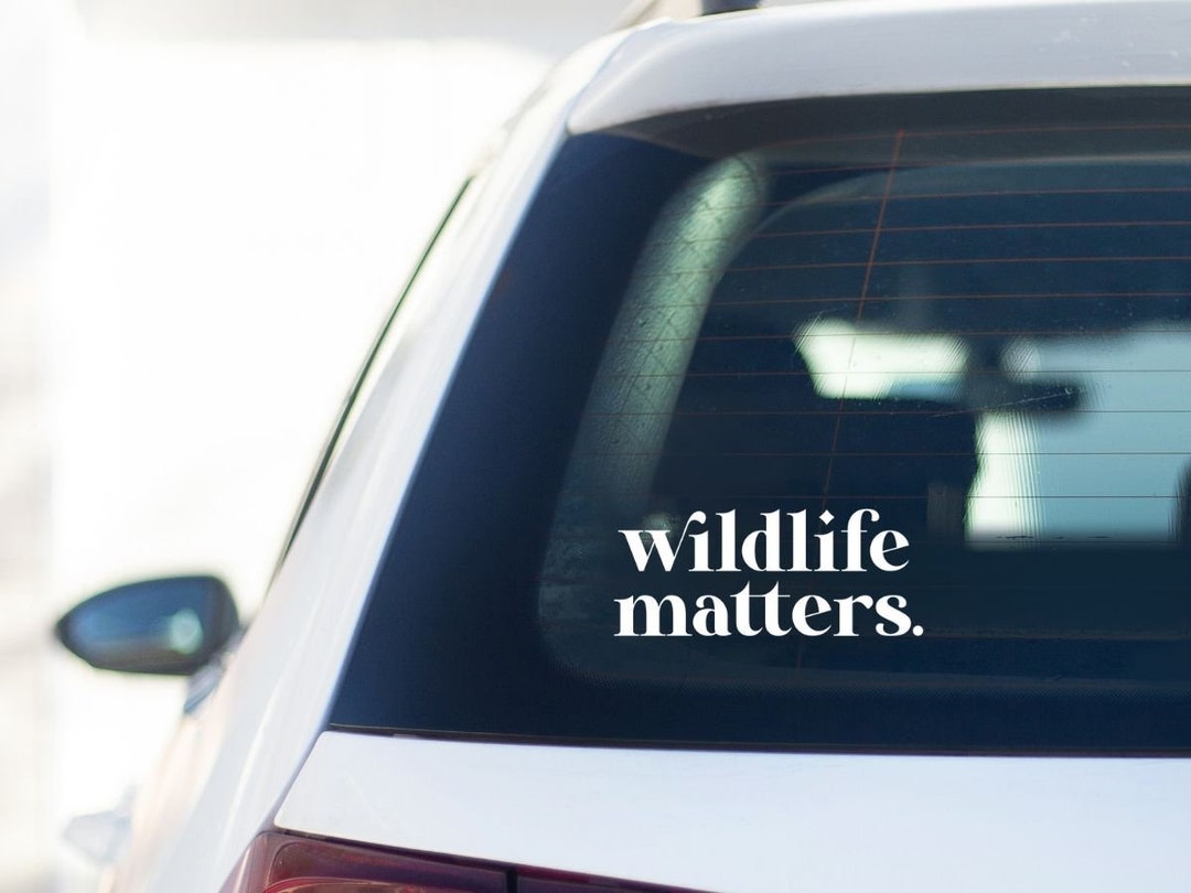 Wildlife Sticker | Car Decal | Wildlife Conservation | Zookeeper Gift ...