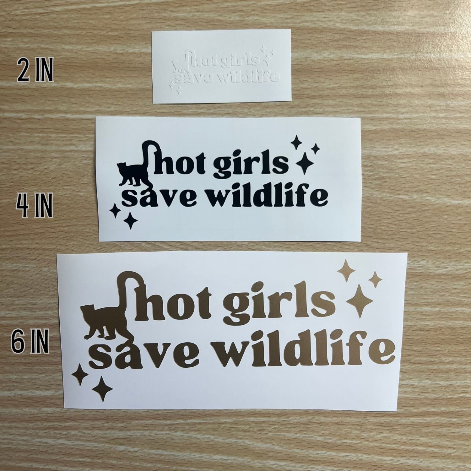 Wildlife Sticker Wildlife Conservation Wildlife Decal - Etsy