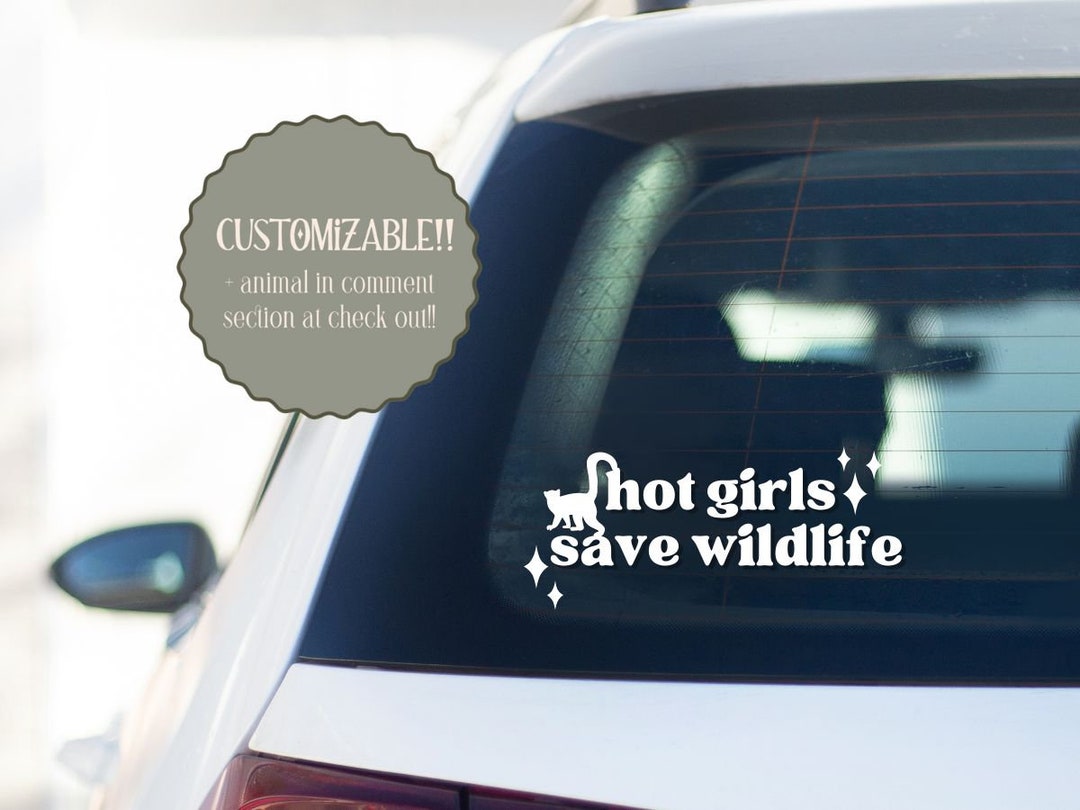 Wildlife Sticker | Wildlife Conservation | Wildlife Decal | Car Decal ...